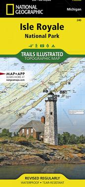 Isle Royale National Park - National Geographic Maps - karta, falsad ...
